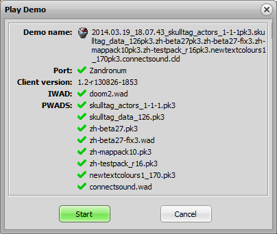 Doom Explorer - new launcher for Doom - Zandronum